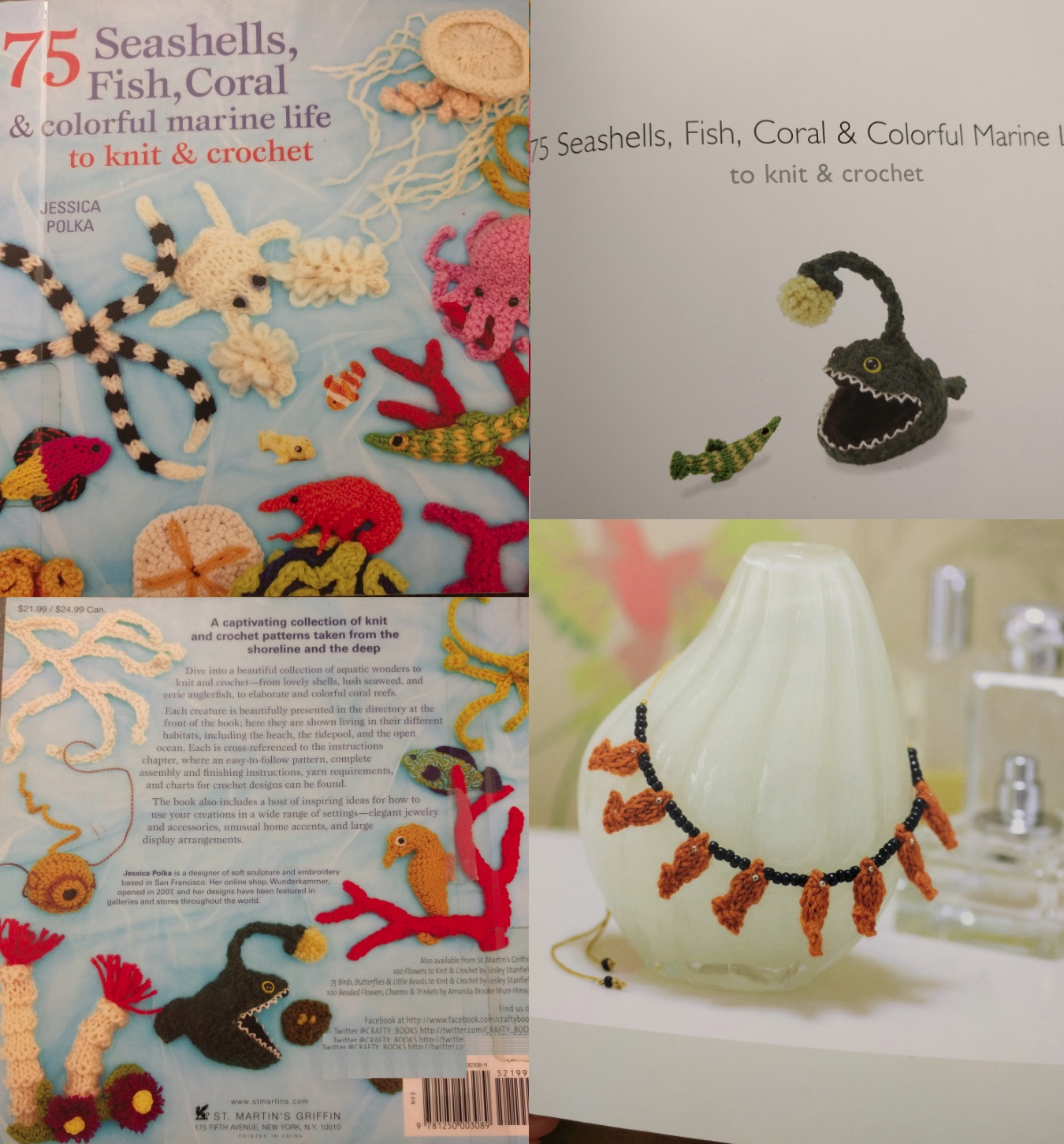 75 Seashells, Fish, Coral & Colorful Marine Life to Knit & Crochet by ...