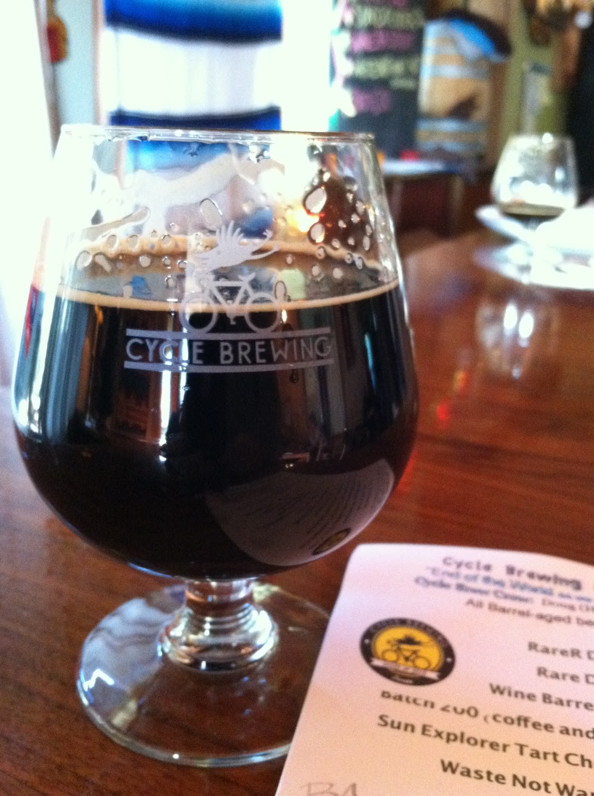 Brews of our Lives: Cycle Brewing's End of the World Barrel Aged Beer Party