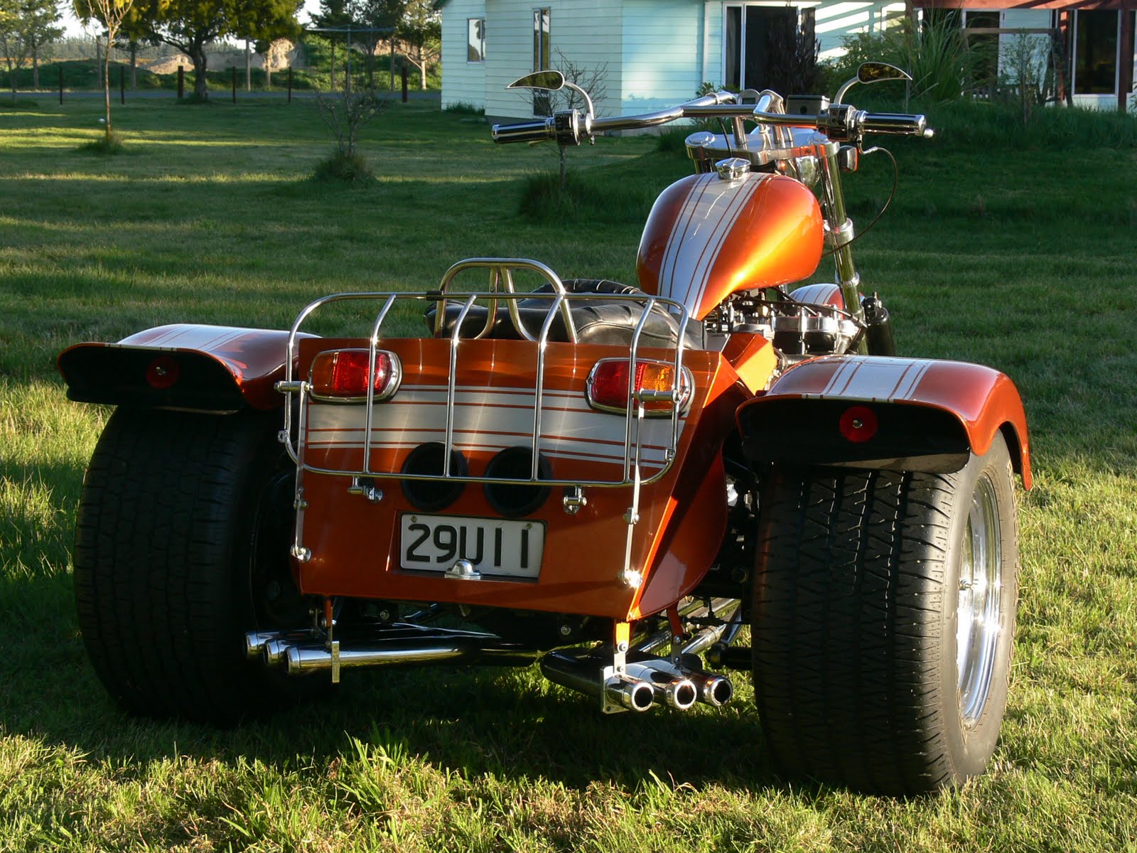 Custom and Chopper Motorcycles and Parts: Kawasaki Z1300 Trike