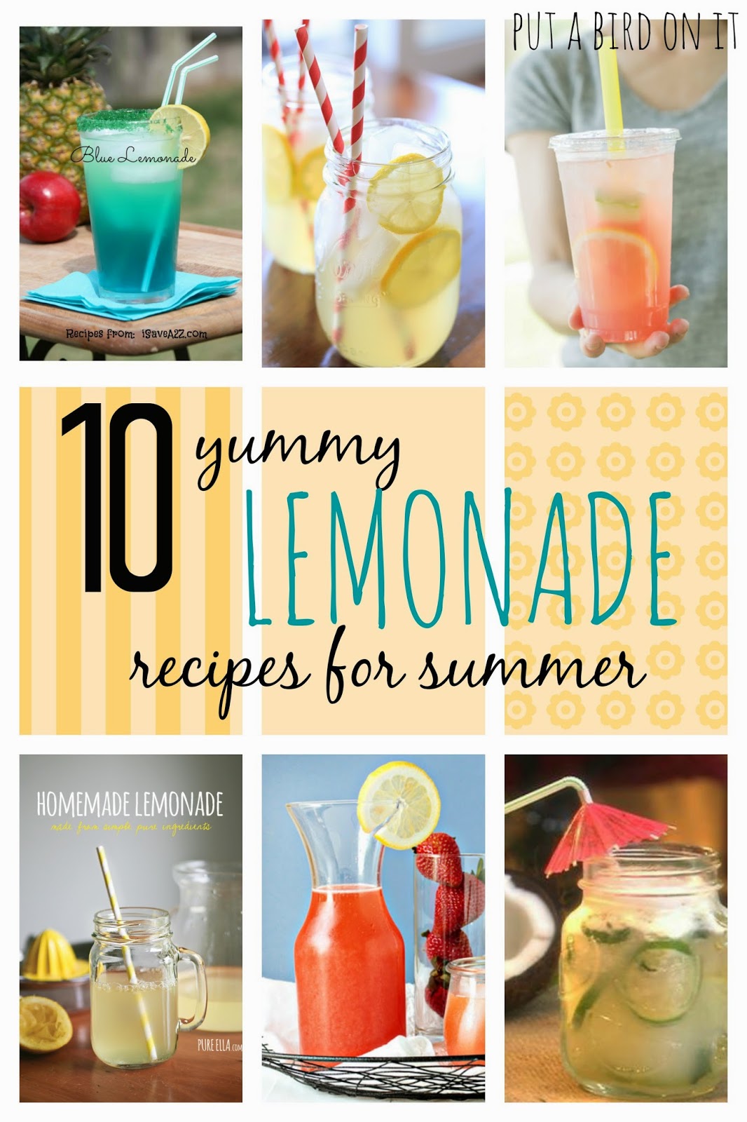 Put A Bird On It: 10 Yummy Lemonade Recipes for Summer