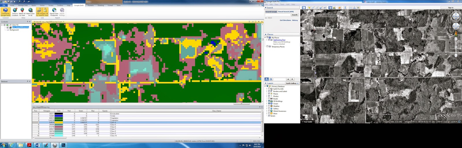 Advanced Remote Sensing: Unsupervised Classification - ISODATA