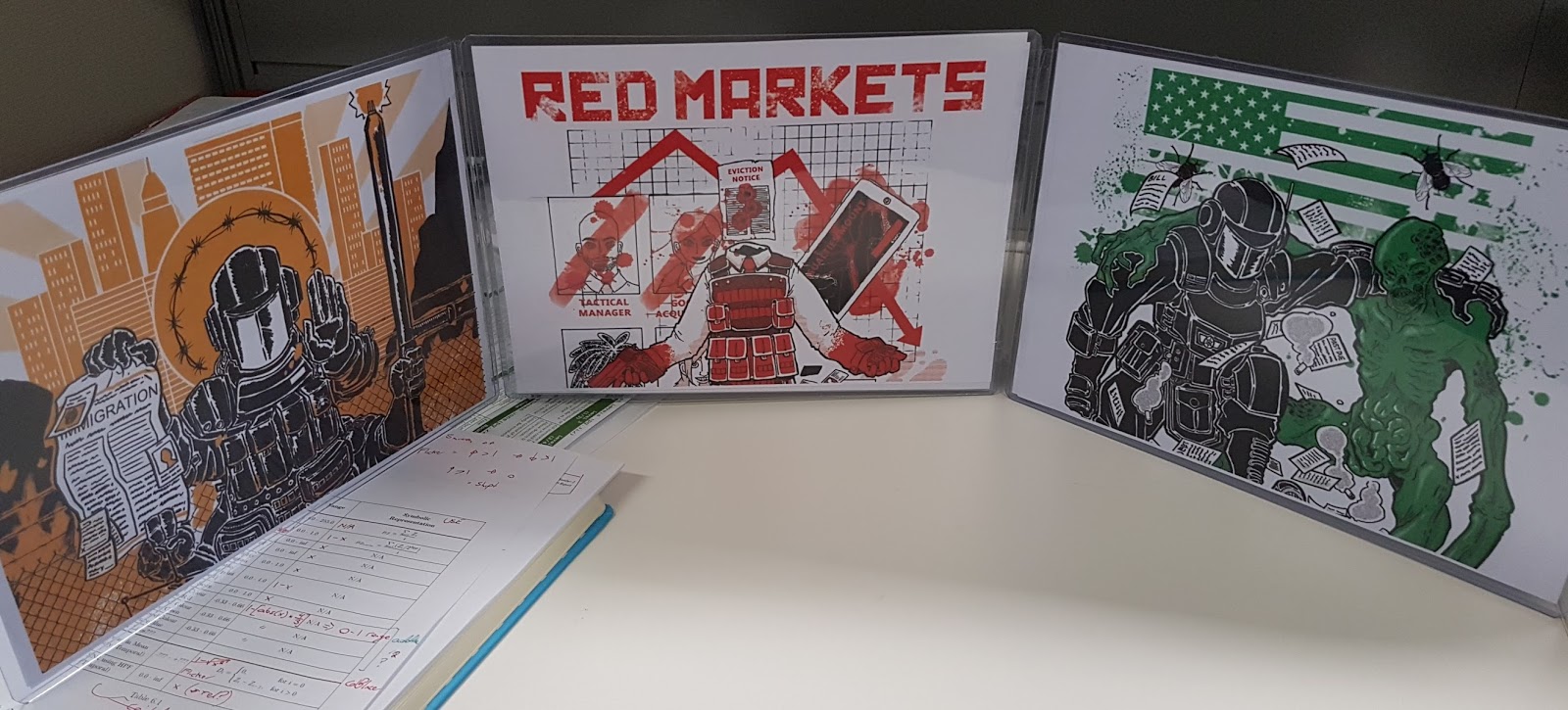 Fruits of Procrastination: Red Markets GM Screen / Cheat Sheets