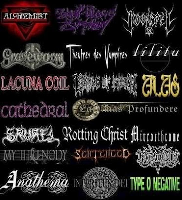 Dreamland: List of Gothic Band