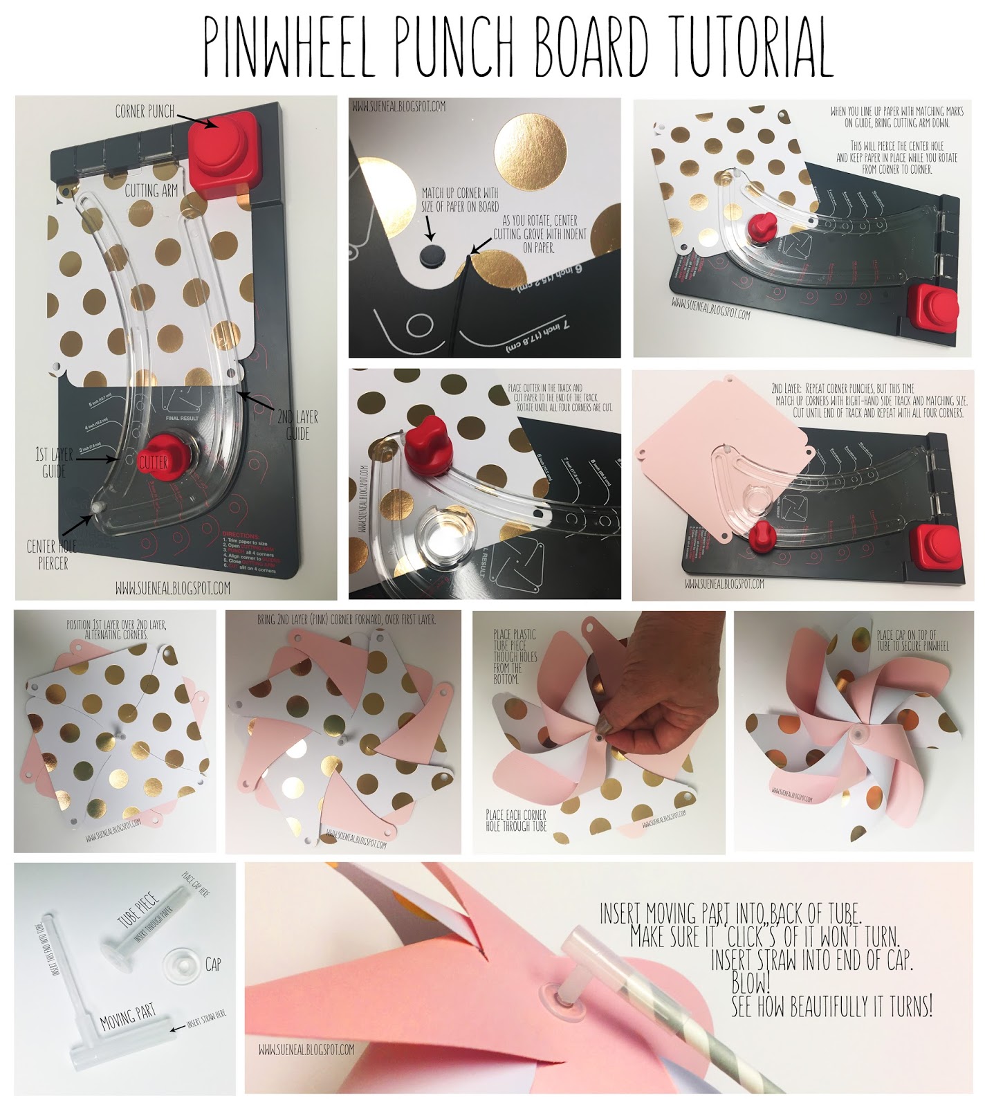 Q's Creative Card Making Kits: Studio 5: Pinwheels & Giveaway!