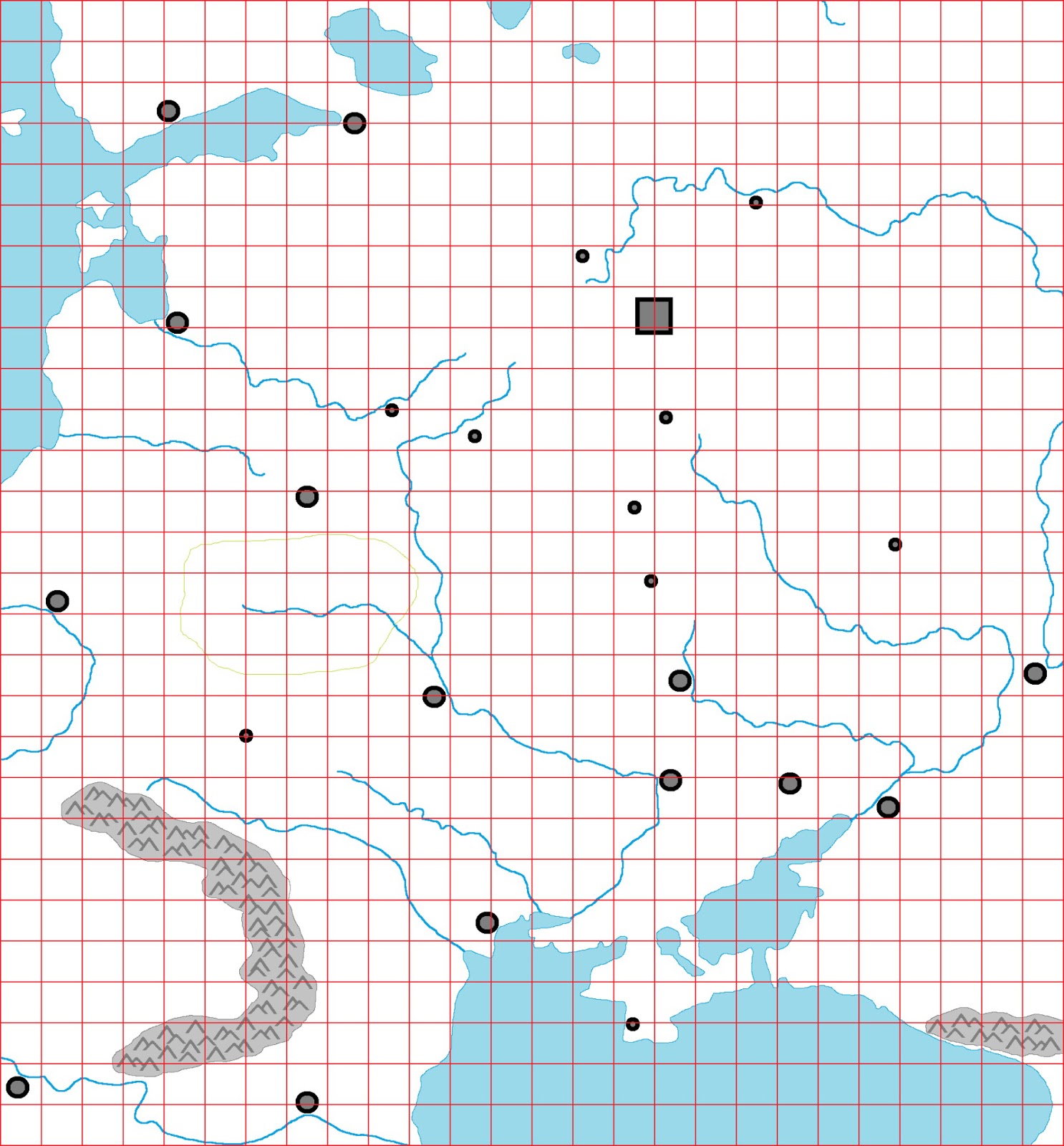 Wargaming Miscellany: A map for my Barbarossa Campaign: Some progress ...