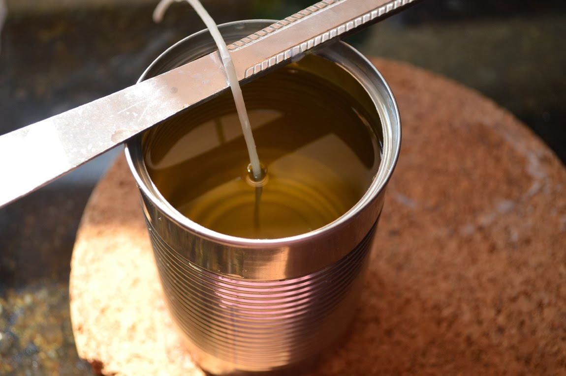 DIY: Faux Spool Candle