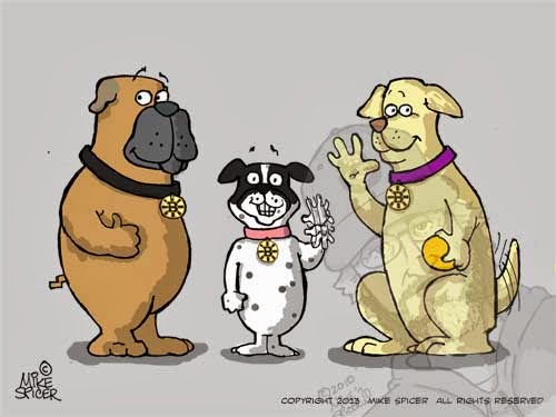 Mike Spicer Cartoonist / Caricaturist.: 3 Dogs -A Cartoon Commission ...
