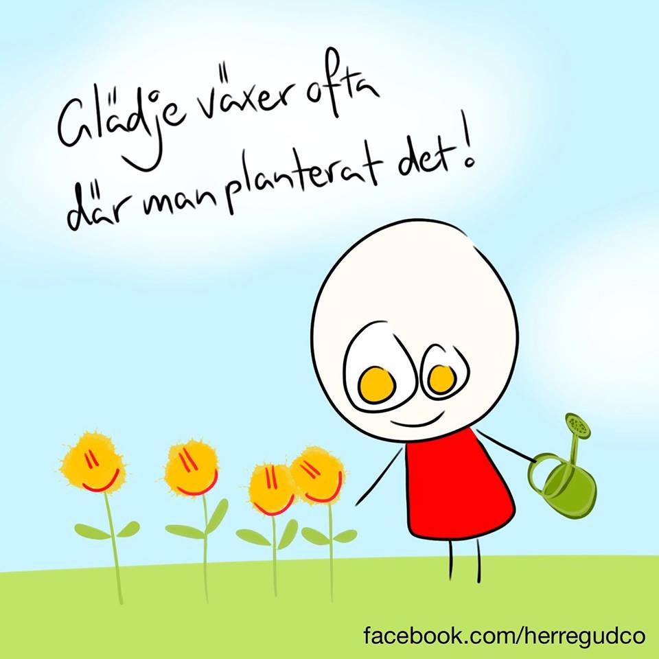 Brit`s små puslerier: Glede vokser ofte der man planter det.