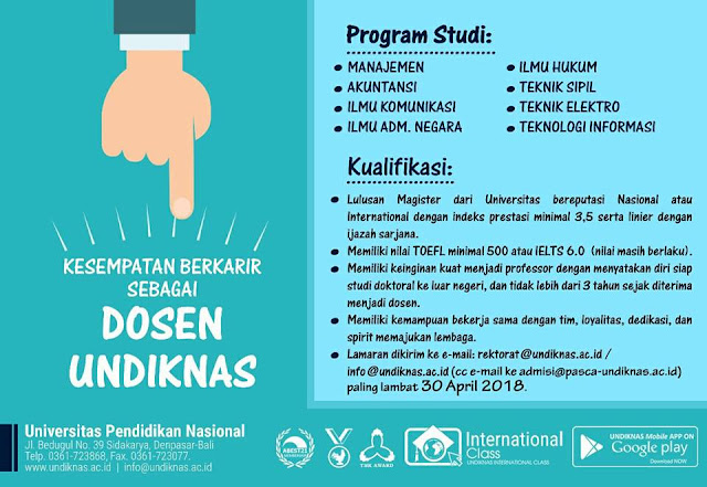 Universitas Pendidikan Nasional Undiknas Denpasar - Perumperindo.co.id