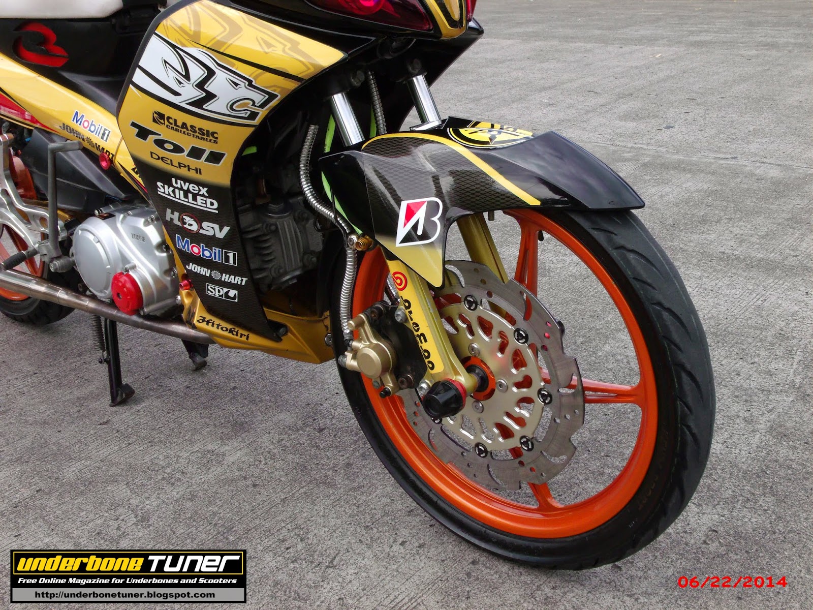 underbone tuner: Modified Bikes: MotoGp Inspired Yamaha Vega Force
