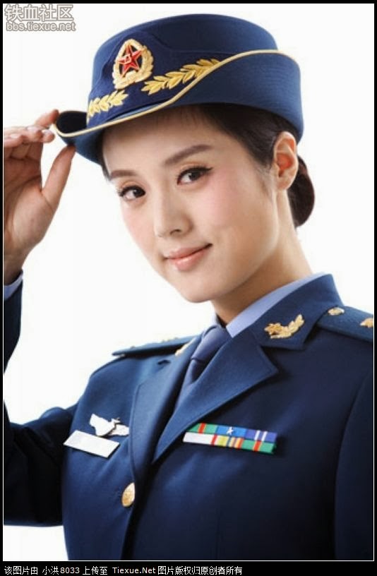 The Uniform Girls: [PIC] Chinese China Female Military Uniforms (blue) - 5