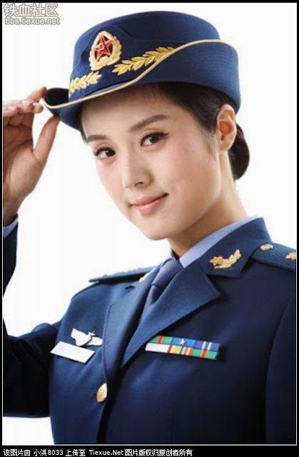 The Uniform Girls: [PIC] Chinese China Female Military Uniforms (blue) - 5
