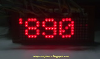 64x8 LED Matrix Moving Display Circuit - 18F2550 ~ Scorpionz ...