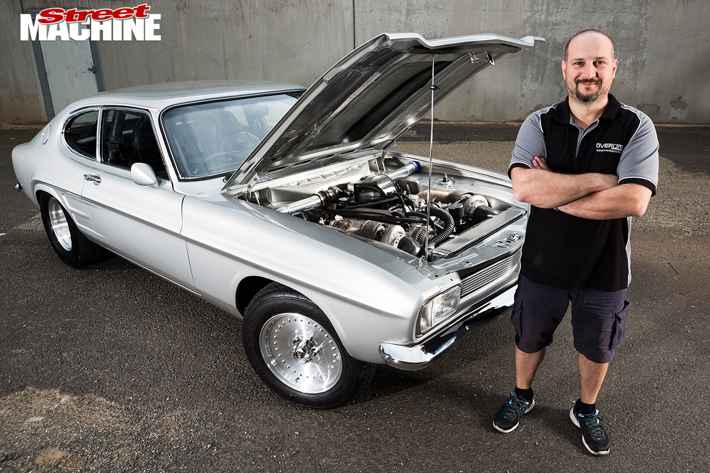 71 Ford Capri Twin Turbos | Gaskustoms