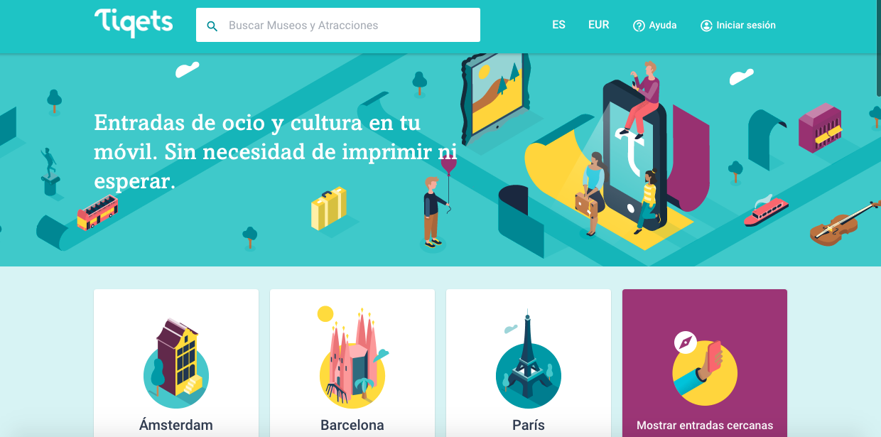 De maleta en maleta: Sacar entradas con Tiqets