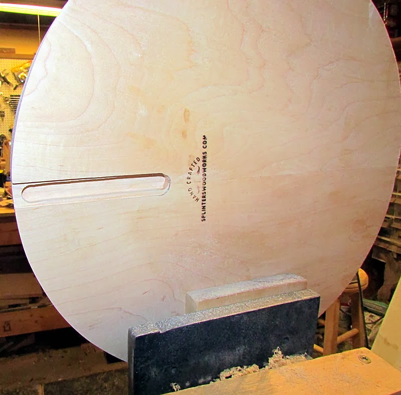 Splinters Woodworks: Custom 2 person Round Cribbage Board