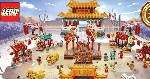 LEGO Lion Dance and Chinese New Year Temple Fair Coming