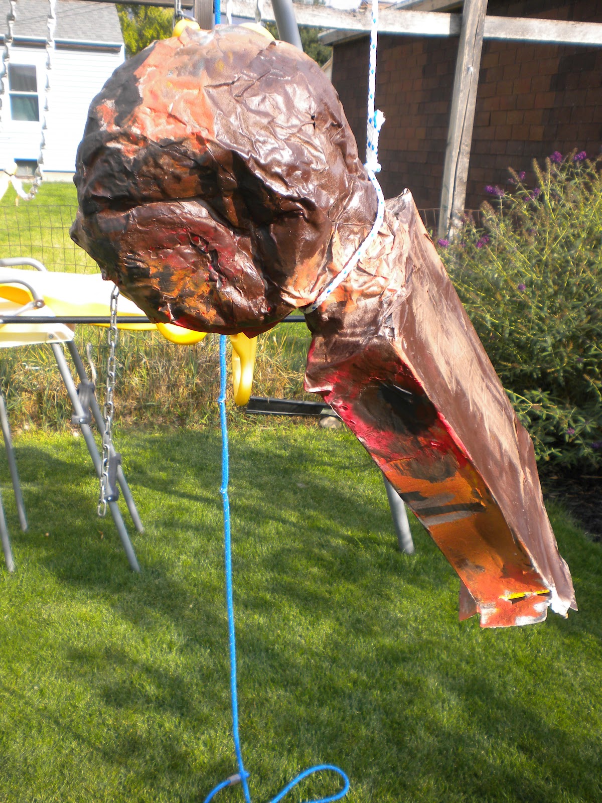 Just the 4 of us: How to Make a Zombie Pinata