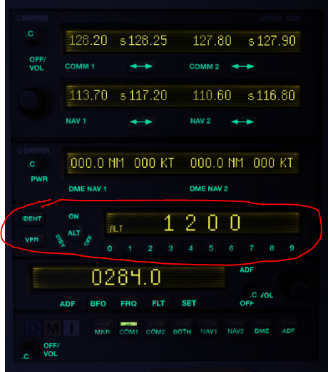 Transponder code-Squawk code | Fabio's FlightSimBlog