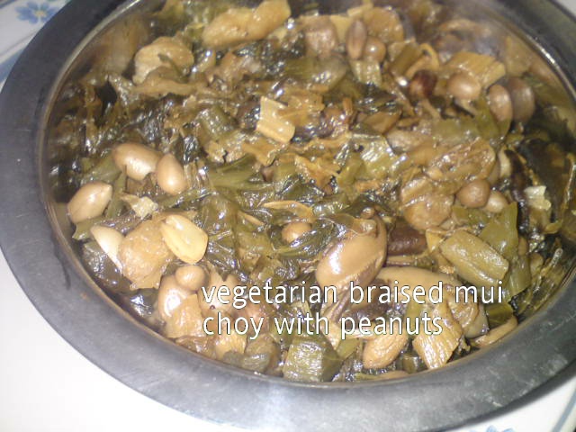 Cooking Pleasure: Vegetarian Braised Mui Choy