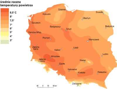 Geografia dla moich uczniów: Klimat Polski