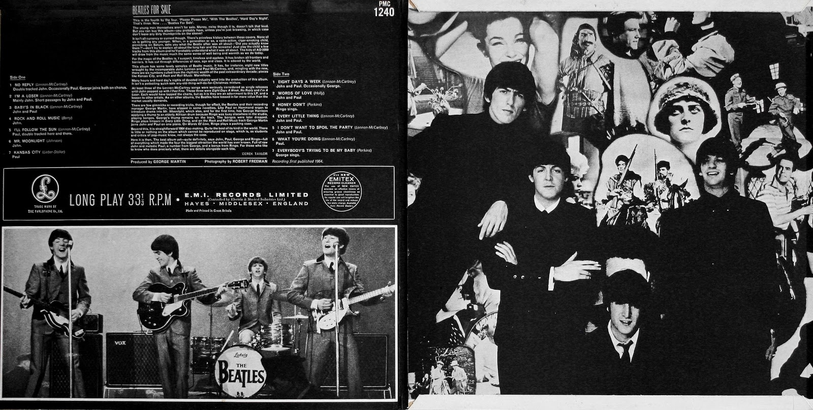 1964 Beatles For Sale - The Beatles - Rockronología
