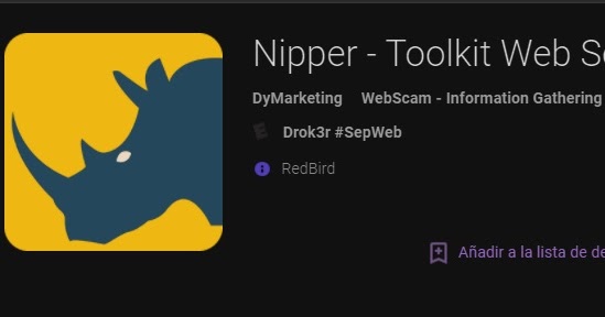 Nipper | Toolkit Web Scan - RedBird Seguridad Ofensiva | Ciberseguridad ...