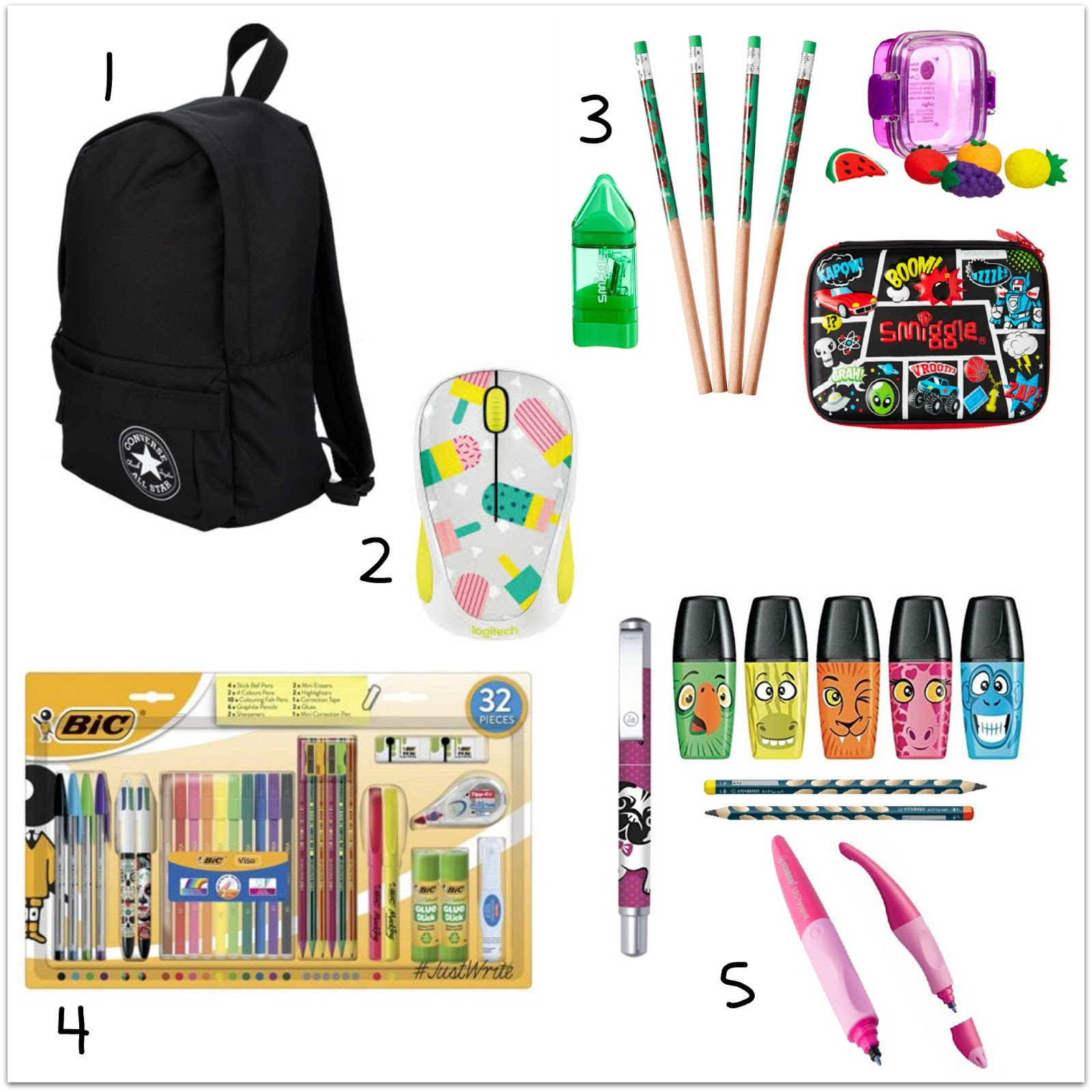 Back to School Essentials - My Three and Me