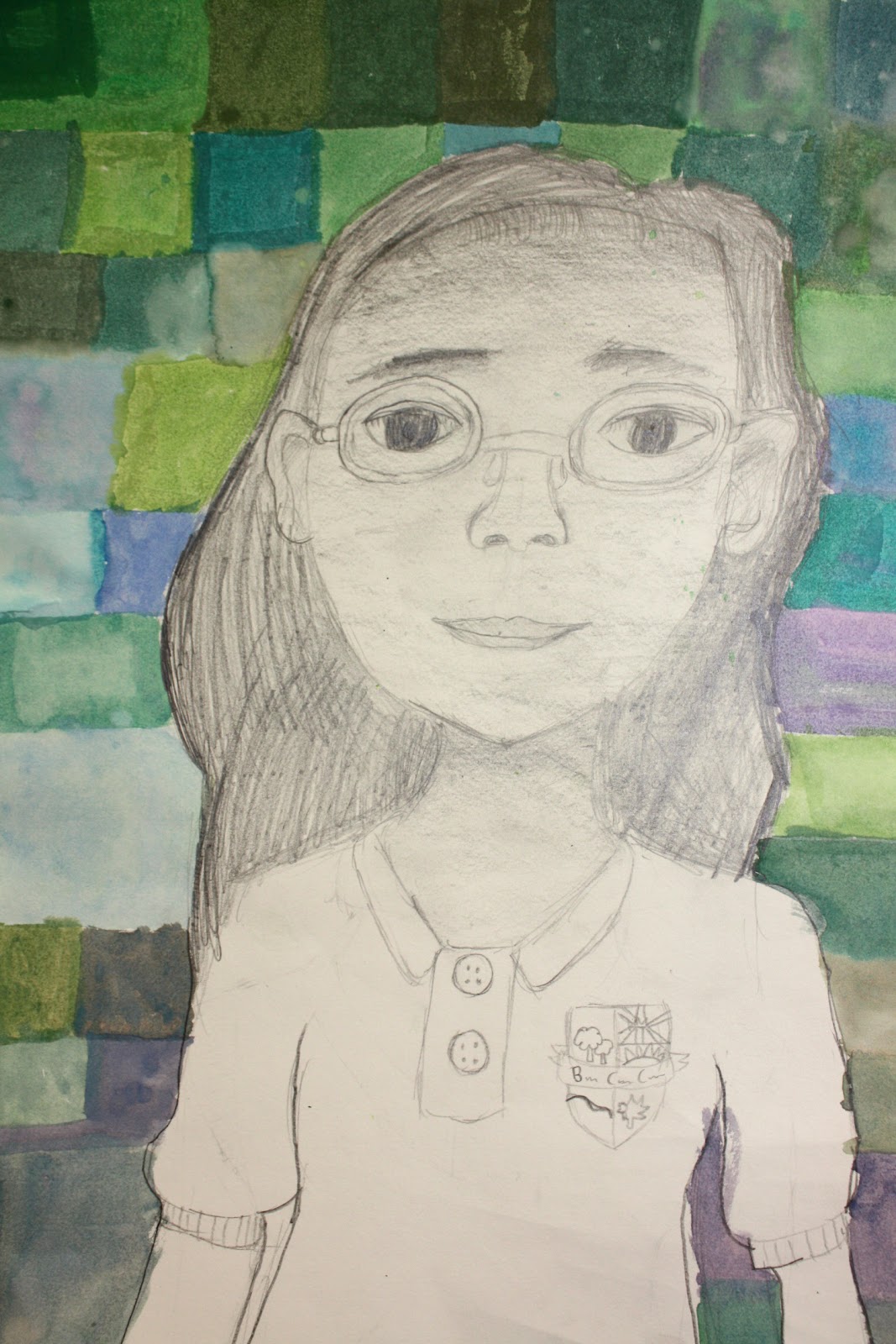 BCC Canada Art Studio: Grade 5 Self-portrait