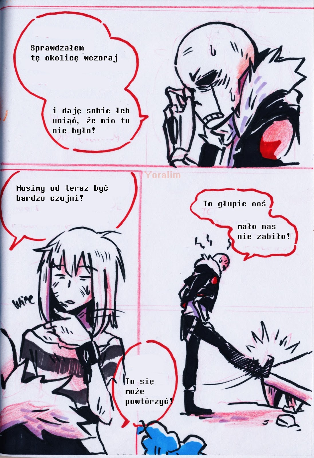 Undertale: EchoTale by yoralim - Zakręt I [Indirect I - tłumaczenie PL ...