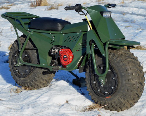 Russian company Motovezedhody designing motorcycles Taurus 2x2 serve ...