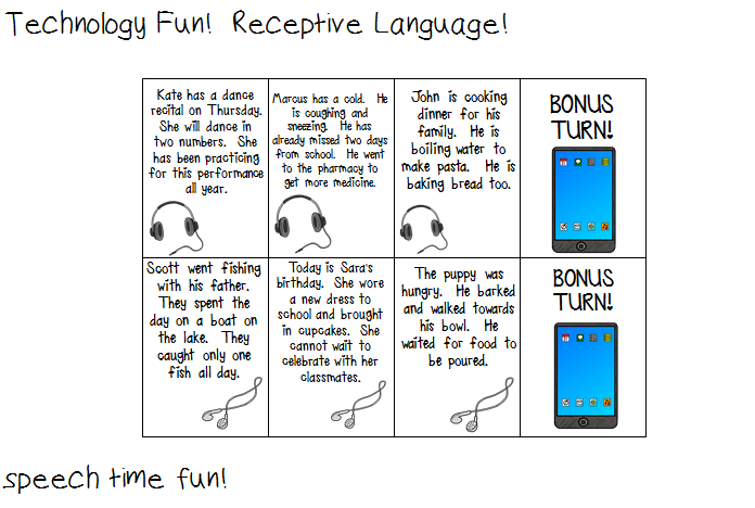 Technology Fun! Receptive & Expressive Downloads! - Speech Time Fun ...