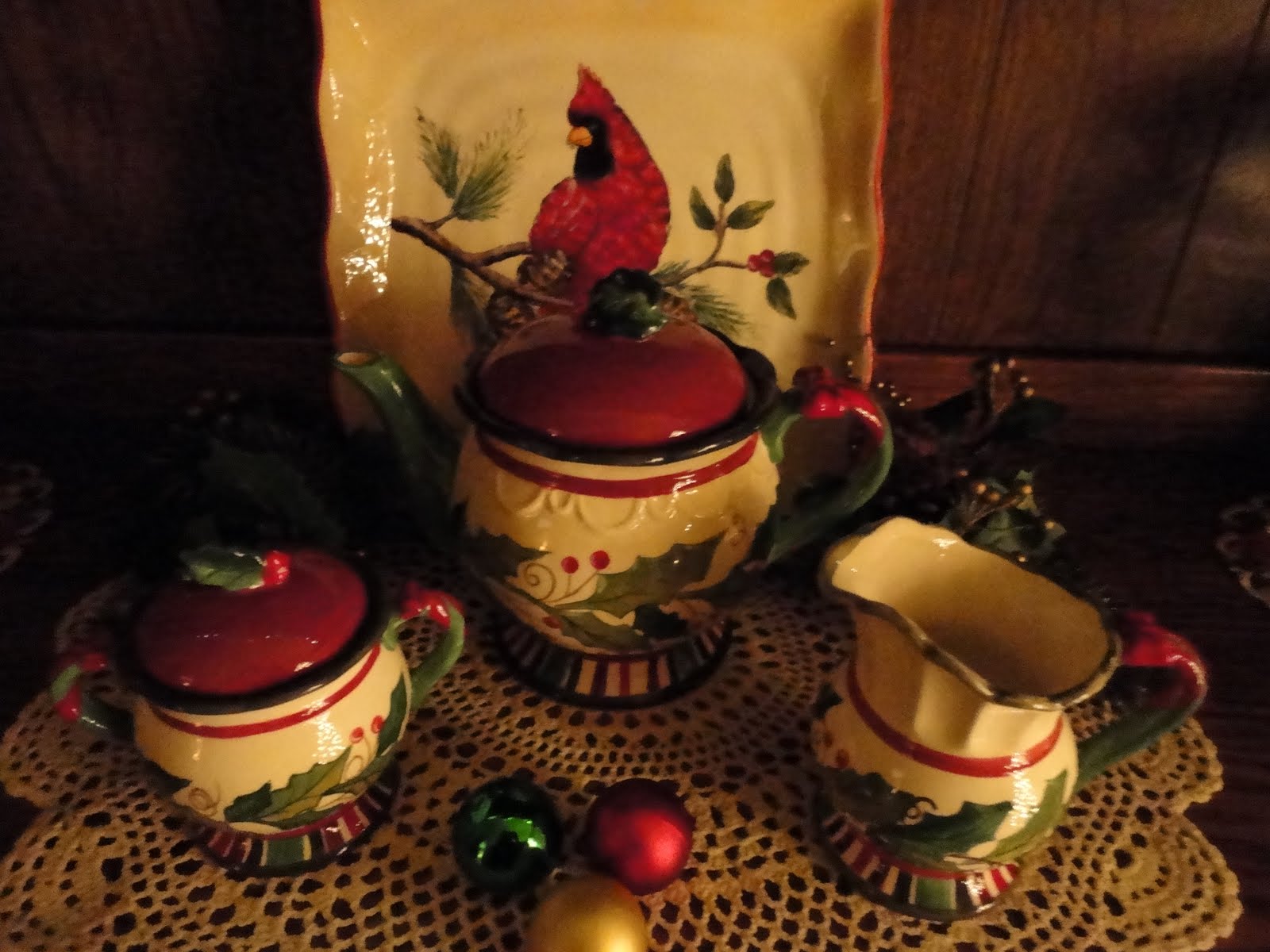 Merry Christmas Tea Time - Rose Garden Market