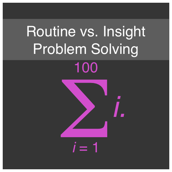 Dr. Bob's Cog Blog: What's your problem?: Routine vs. Insight Problem ...