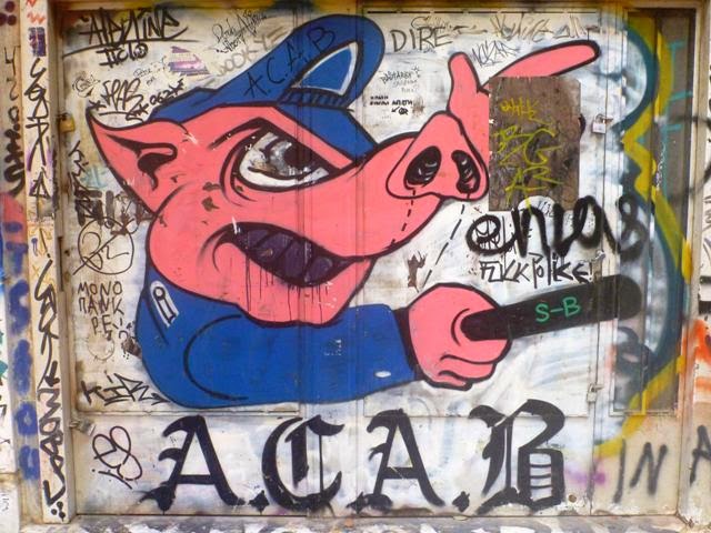 Φωνές των τοίχων: A.C.A.B. ή αλλιώς All Cops Are Bastards