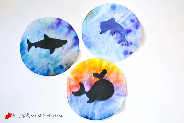 Ocean Craft: Sea Animal Coffee Filter Suncatcher for Kids + Pattern - A ...