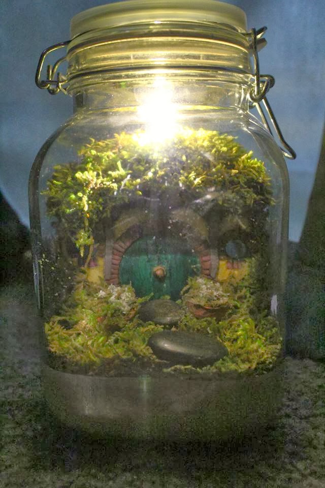 The Informed Artist: The Hobbit: DIY Hobbit Hole Jar