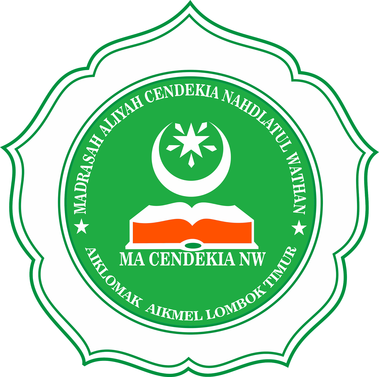 LOGO dan KOP Cendeki - Pontren Cendekia NW