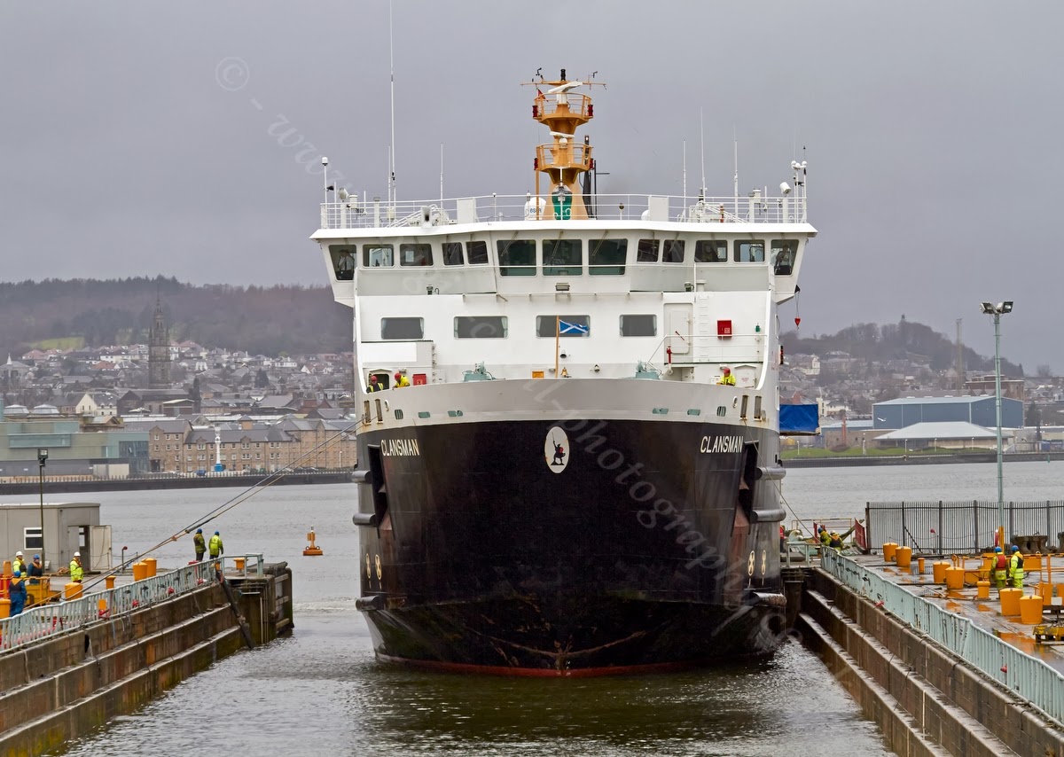 Dougie Coull Photography: 'MV Clansman' - Garvel Dry Dock