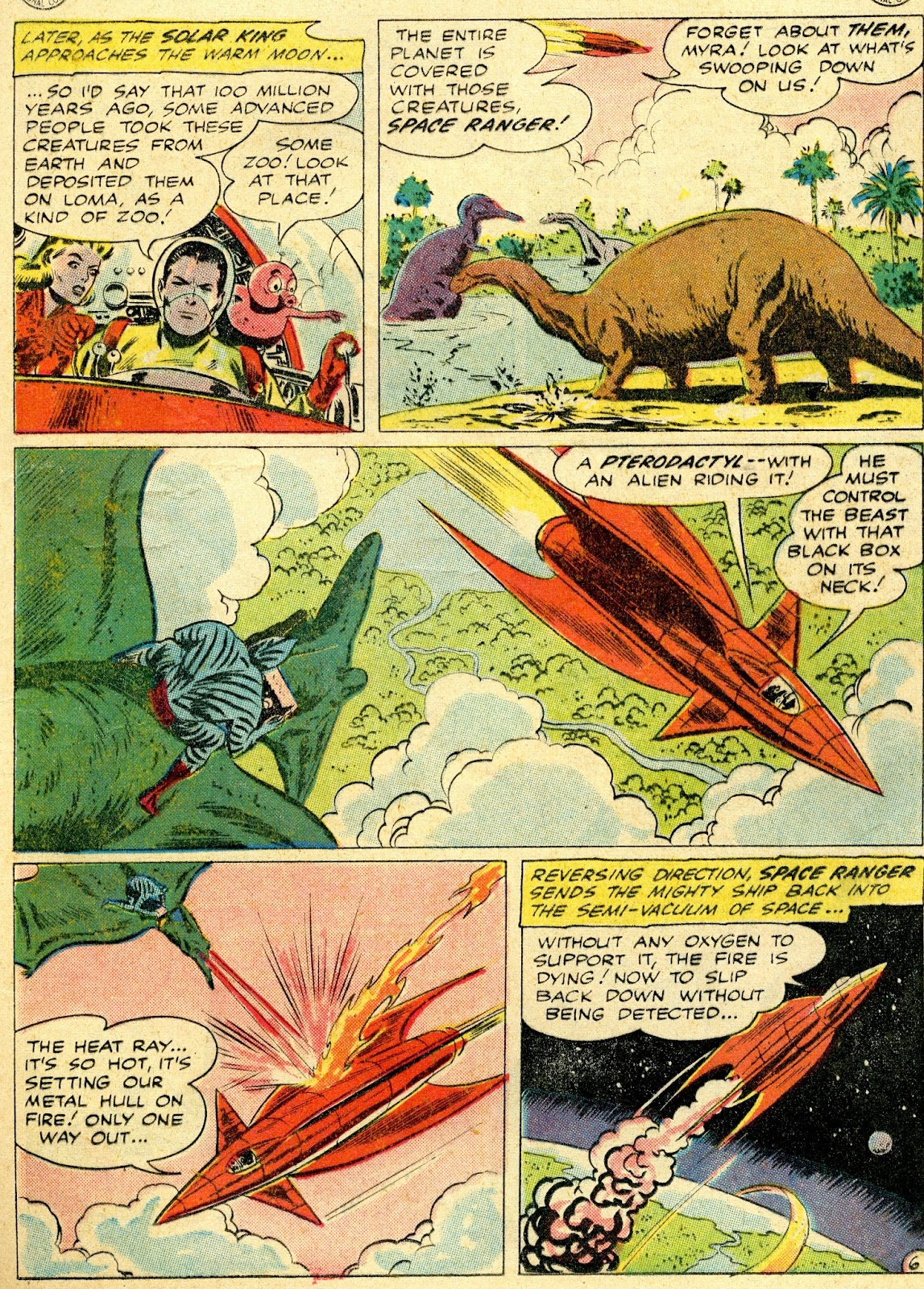 Comics, old time radio and other cool stuff: Dinosaurs with Laser Vision!