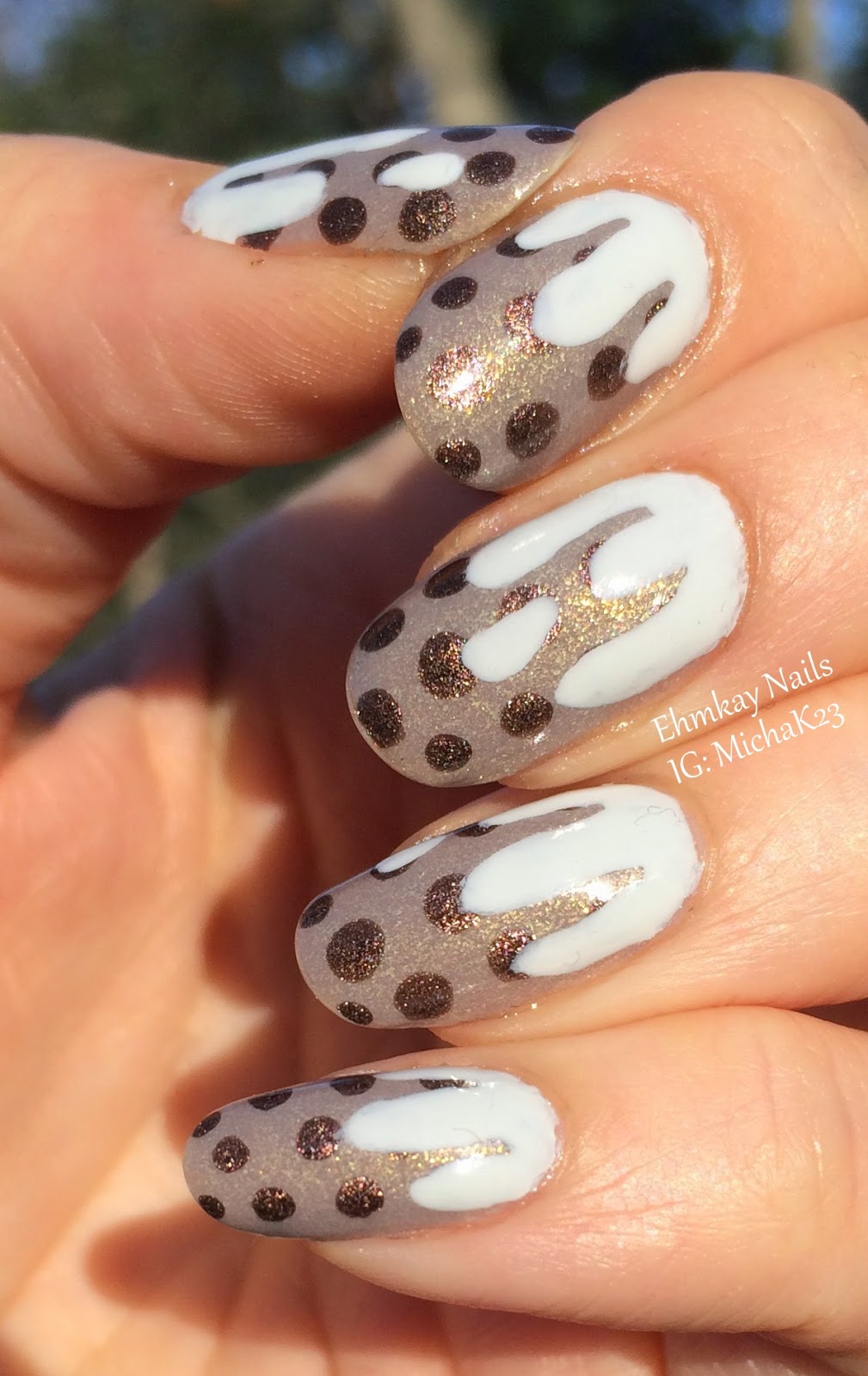 ehmkay nails: Grand Theft Auto V Inspired: Hot Cocoa Nail Art