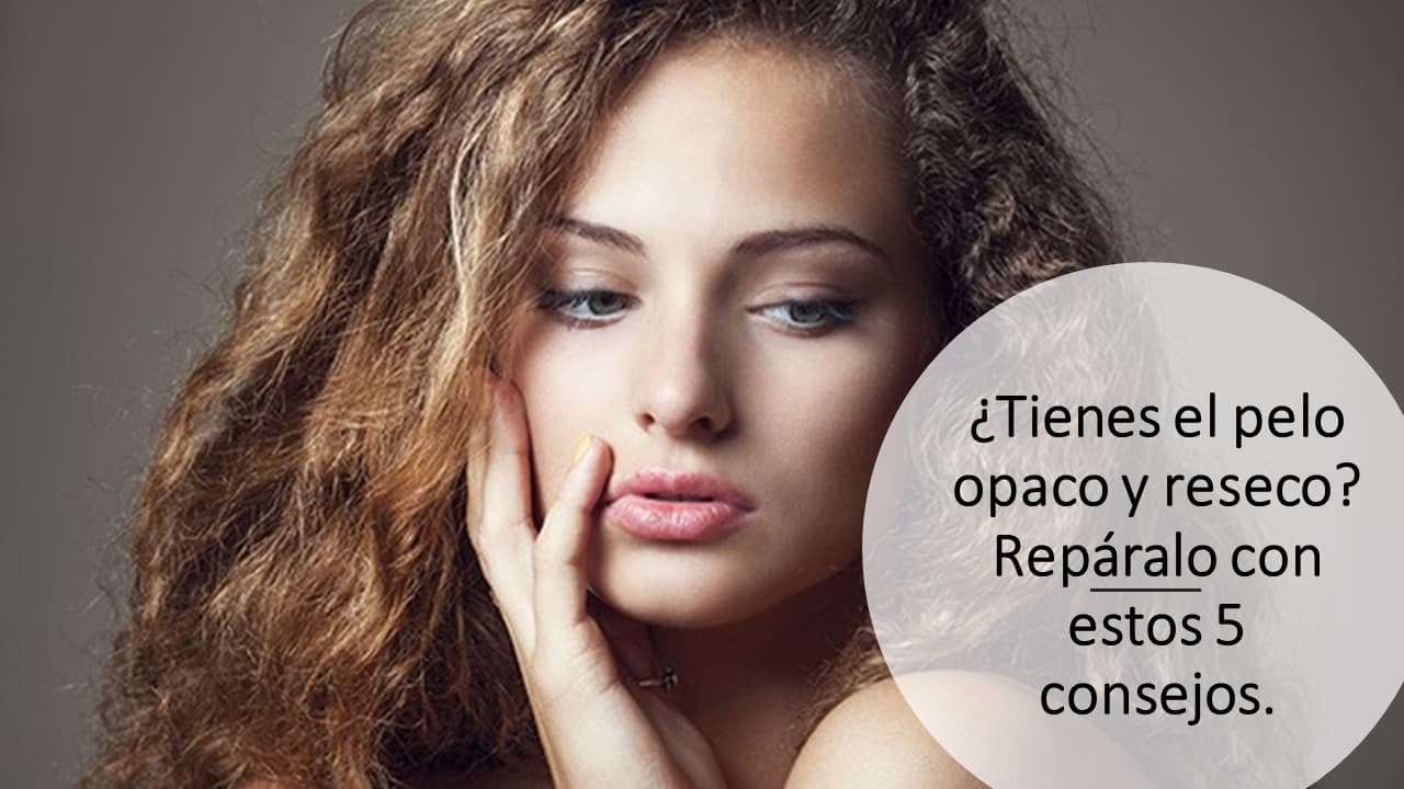 ¿Tienes el pelo opaco y reseco? Repáralo con estos 6 consejos.