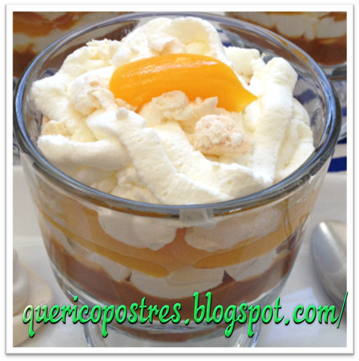 postre rapido en copas