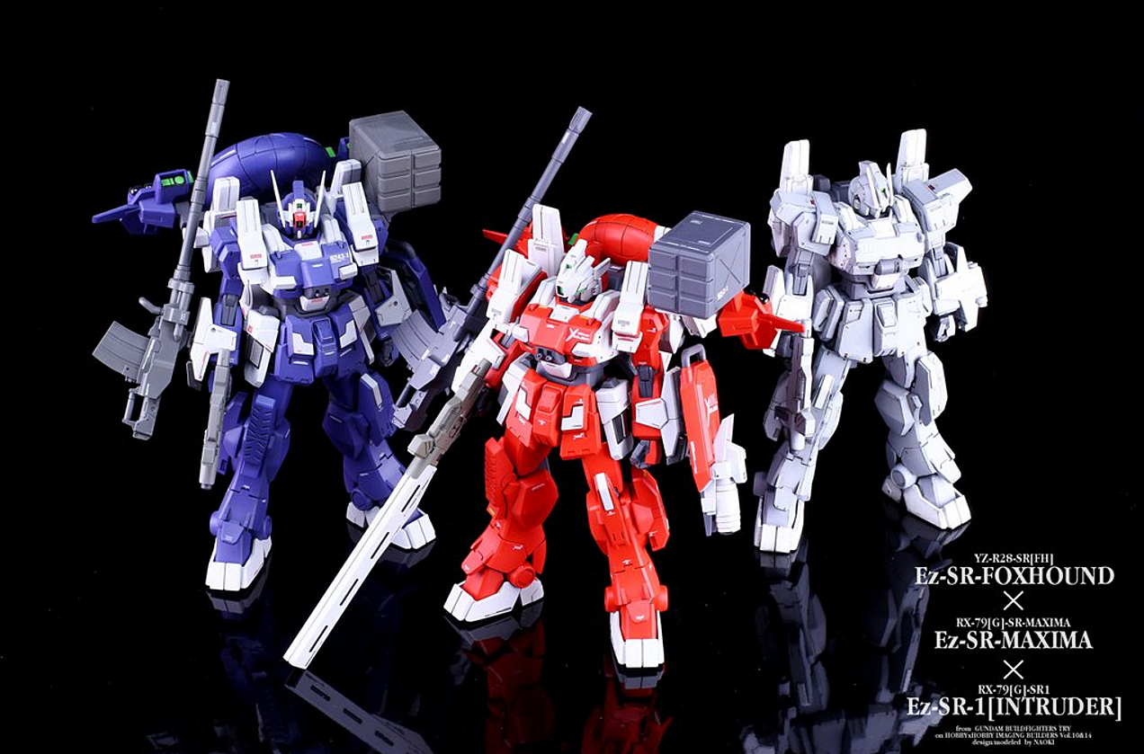 GUNDAM GUY: HGBF 1/144 Ez-SR Fox Hound - Painted Build Images