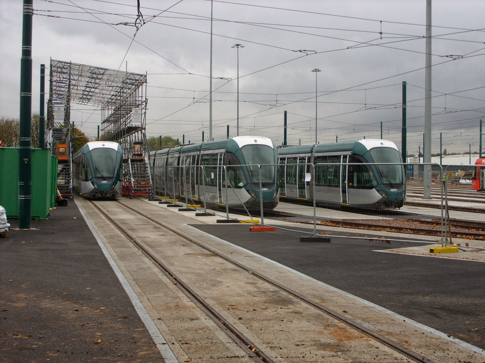 Richard's Tram Blog: NOTTINGHAM - CONSTRUCTION OF PHASE 2 ON 18 ...