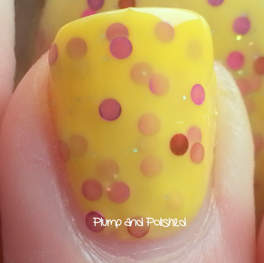 Plump and Polished: Liquid Lacquer - Freckled Lemonade