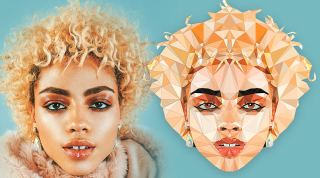 Illustrator Tutorial: Creating a Low Poly Portrait | dR Design Resources