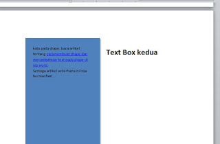 Menghubungkan Text Box dengan Text Box lain di halaman lain pada Ms ...