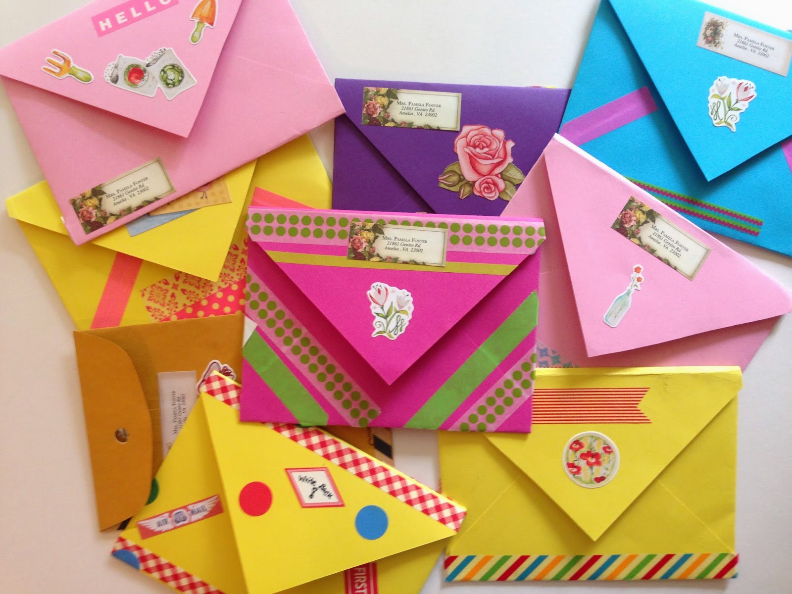 The Lost Art of Letter Writing...Revived!: Rainbow letters...pop goes ...