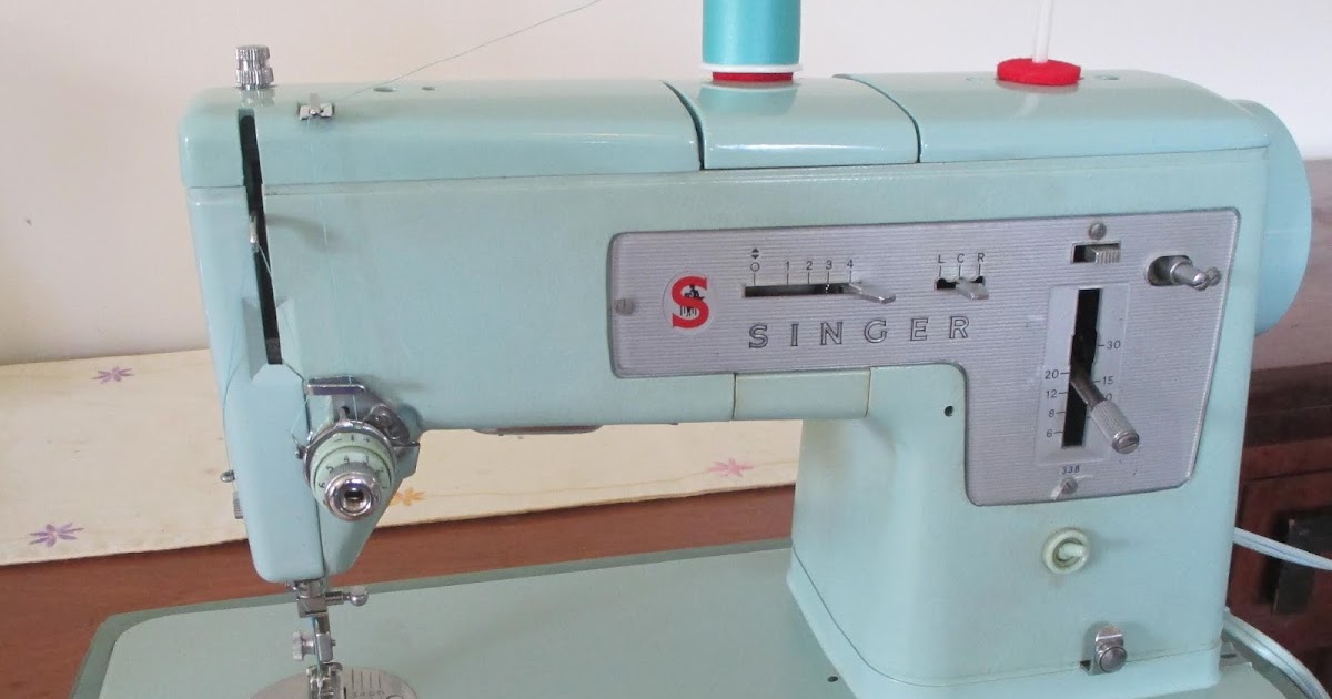 Reclaimed Stitches: Isn't She Lovely! Sky Blue Singer 338